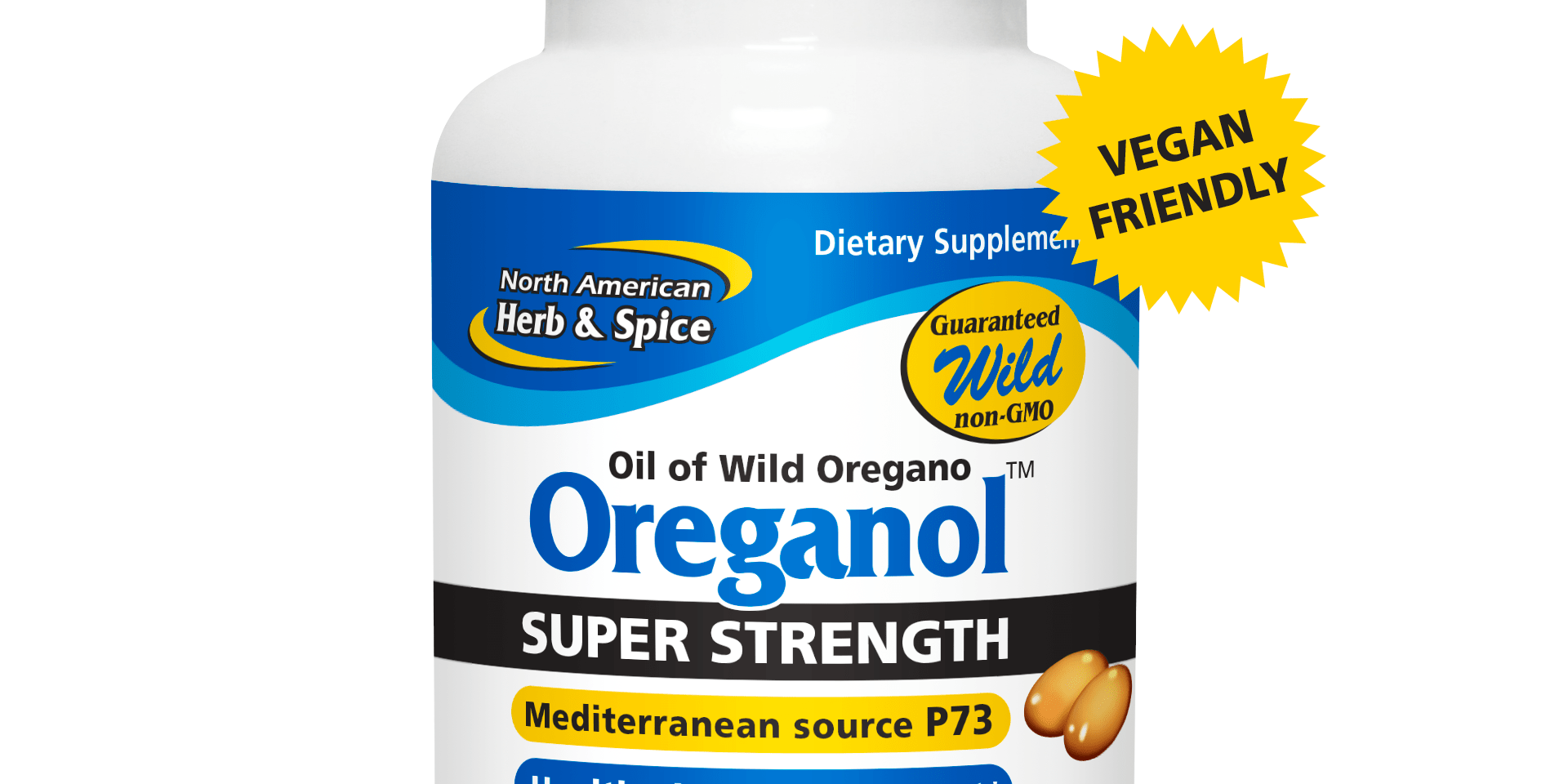 P73 Oregano oil now in Vegan Friendly Capsules - Olive Leaf